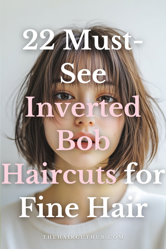 27 Stunning Inverted Bob Haircuts for Fine Hair For 2025 – The Haircut Hub