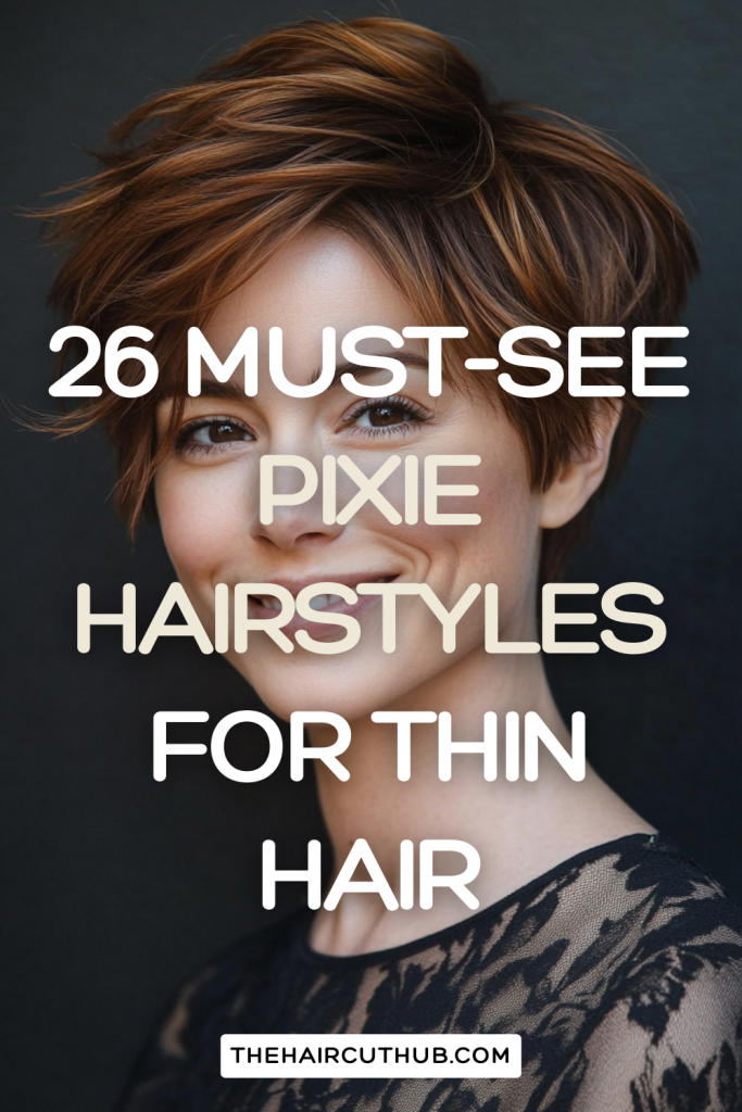 27 Stunning Pixie Hairstyles For Thin Hair For 2025 – The Haircut Hub