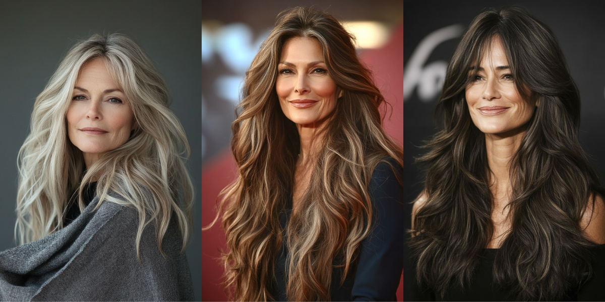 25+ Powerful Long Haircuts for Older Women 2025 – The Haircut Hub